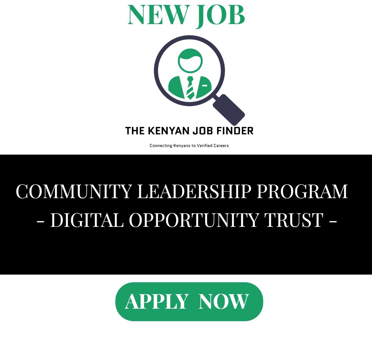 Community Leadership Program - Kenya - Digital Opportunity Trust Kenya 2024 - THE KENYAN JOB FINDER